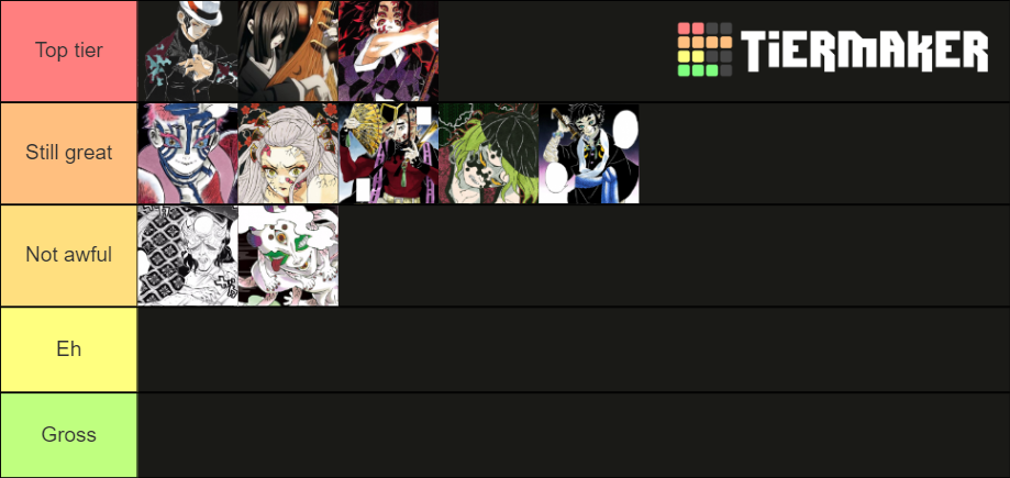 Upper Moon Demons and Muzan Tier List (Community Rankings) - TierMaker