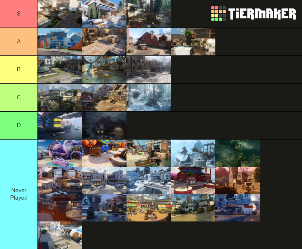 All Black Ops 3 Maps Tier List (Community Rankings) - TierMaker