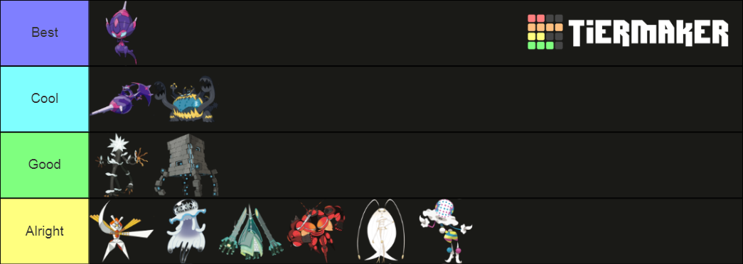 Ultra beasts Tier List (Community Rankings) - TierMaker