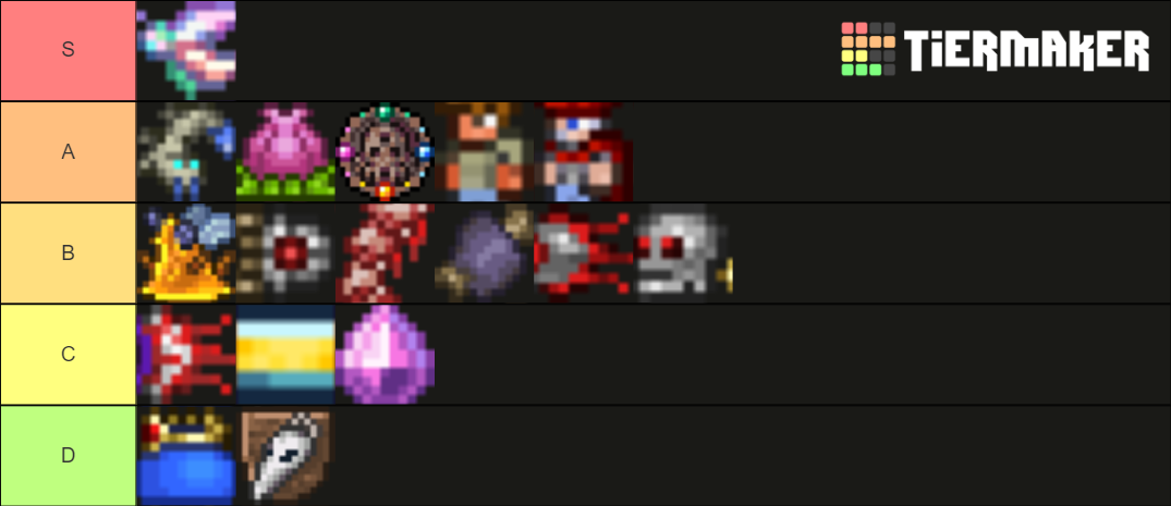 Terraria Bosses Difficulty Tier List (Community Rankings) - TierMaker