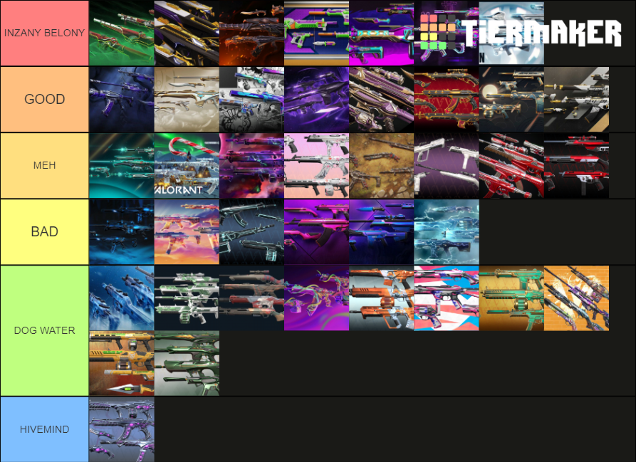 Valorant Skin Bundle Tier List (Community Rankings) - TierMaker
