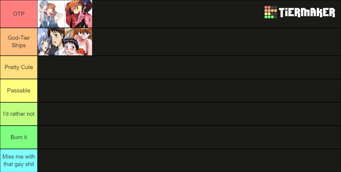 Eva Shipping Tier List (Community Rankings) - TierMaker