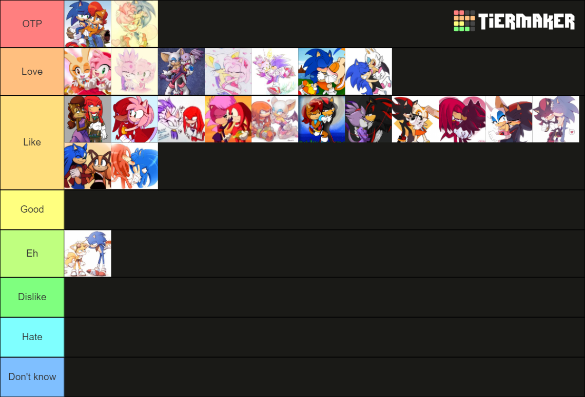 Sonic ships Tier List (Community Rankings) - TierMaker