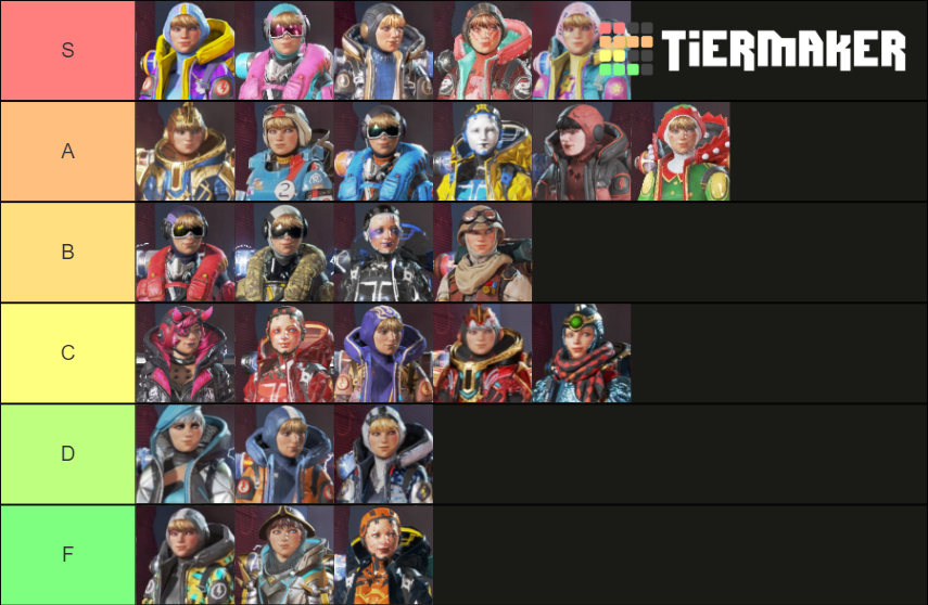 Wattson Skins Season 9 (Apex Legends) Tier List (Community Rankings) - TierMaker