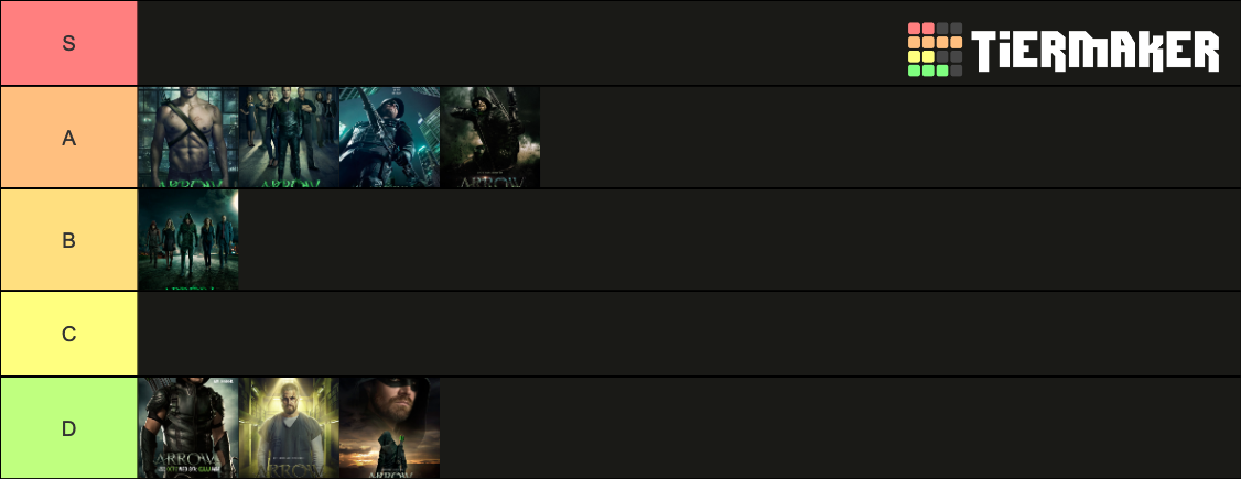 Ranking Arrow Season 1-8 Tier List (Community Rankings) - TierMaker
