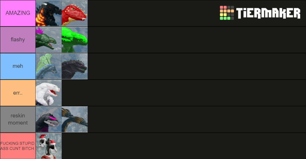 Project Kaiju Skins Tier List (Community Rankings) - TierMaker