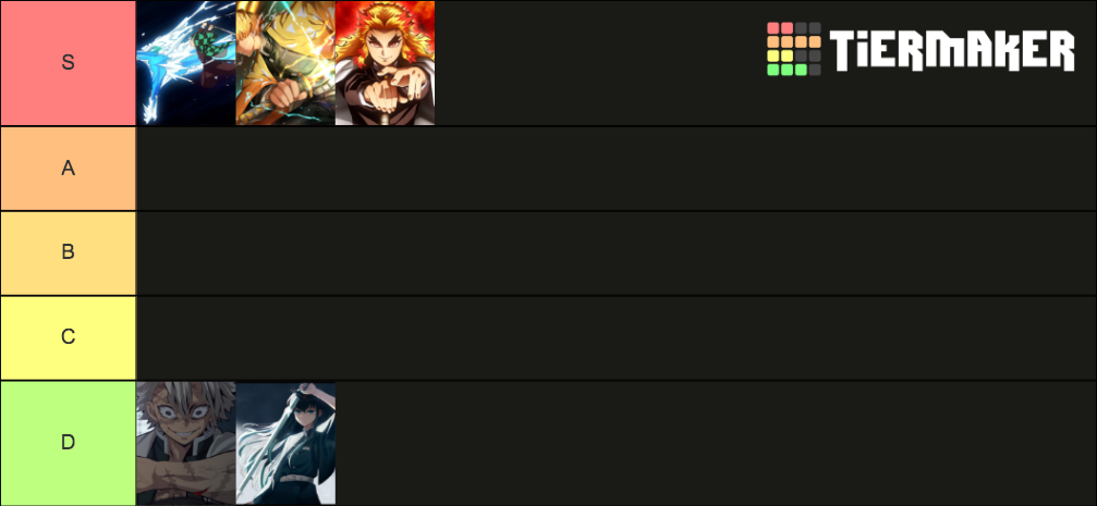 Demon Fall breath Tier List (Community Rankings) - TierMaker