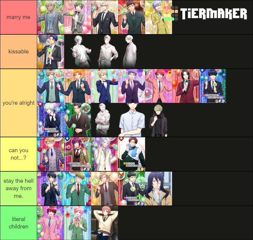 A3 Attractiveness Tierlist Tier List Community Rankings Tiermaker