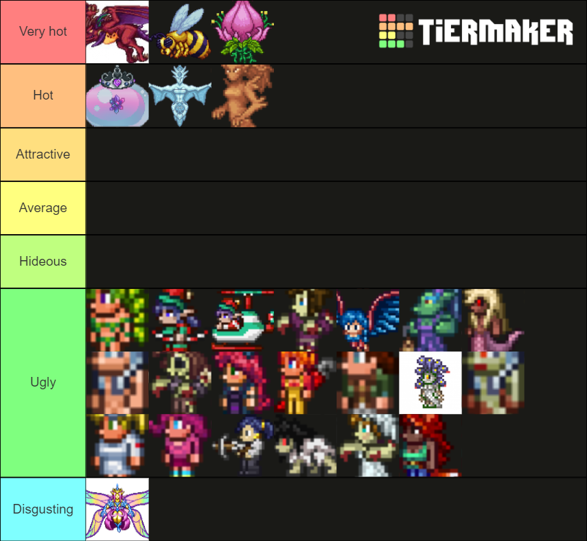 Terraria hottest female NPCs and enemies Tier List (Community Rankings ...