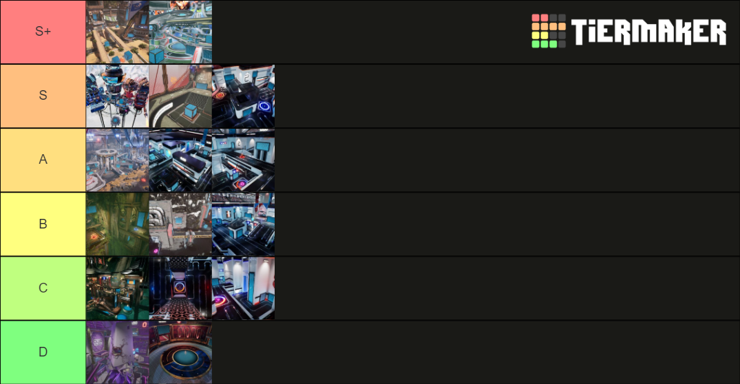 Splitgate Maps Tier List (Community Rankings) - TierMaker
