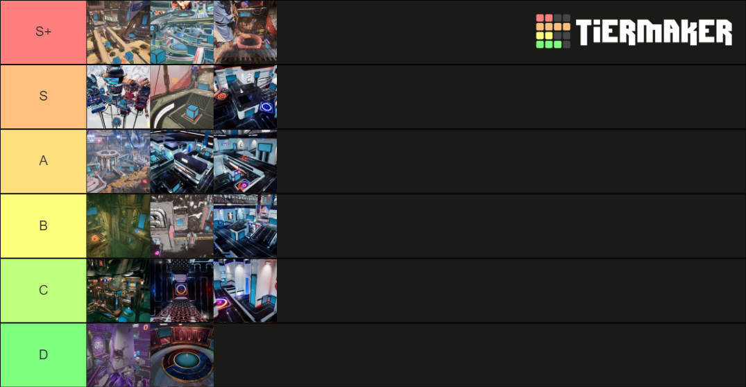 Splitgate Maps Tier List (Community Rankings) - TierMaker