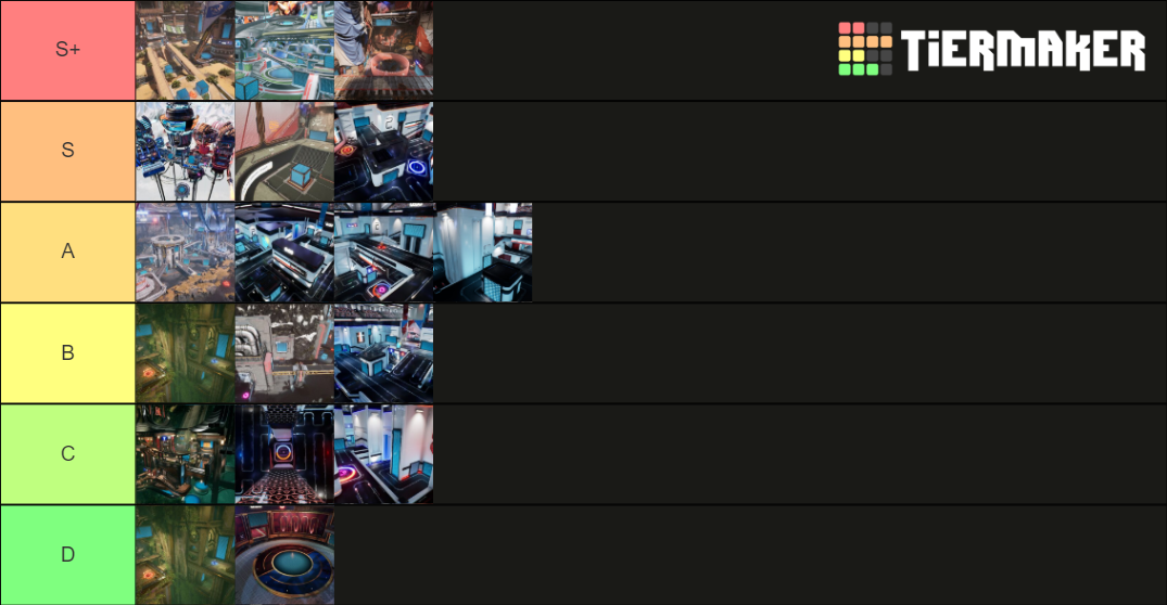 Splitgate Maps Tier List (Community Rankings) - TierMaker