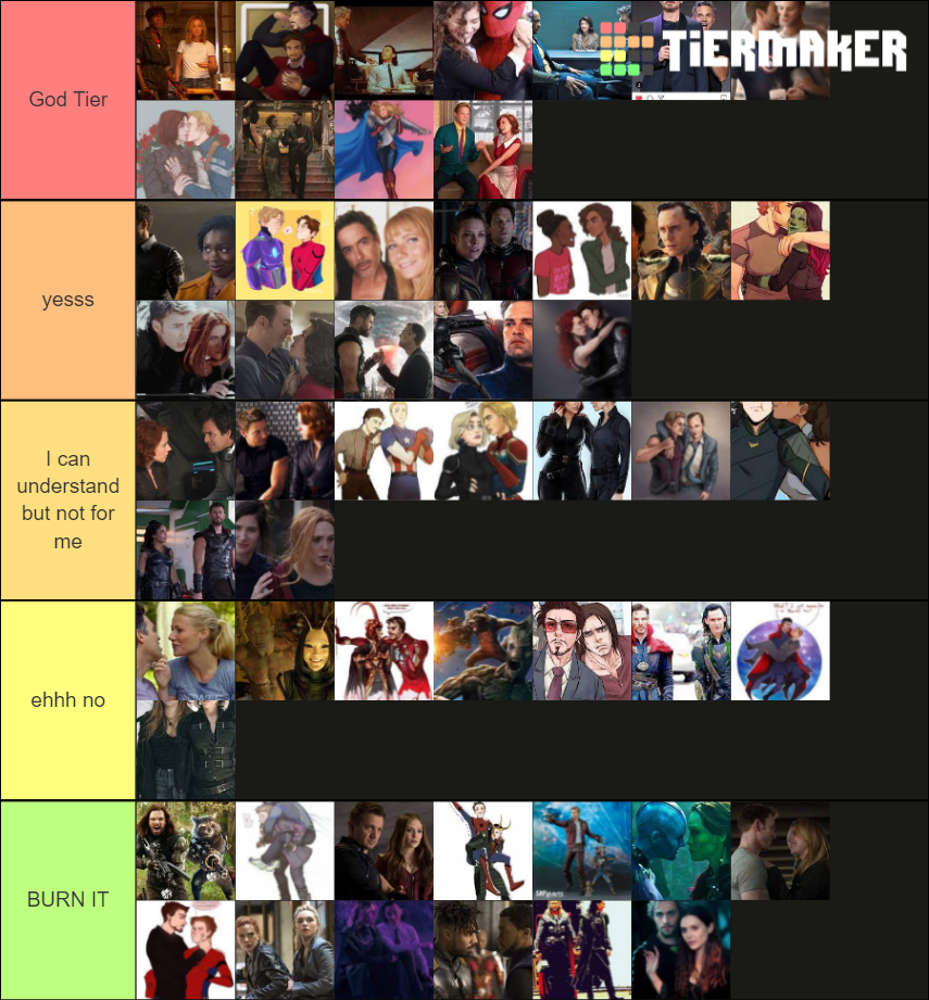 Marvel Ships Tier List (Community Rankings) - TierMaker