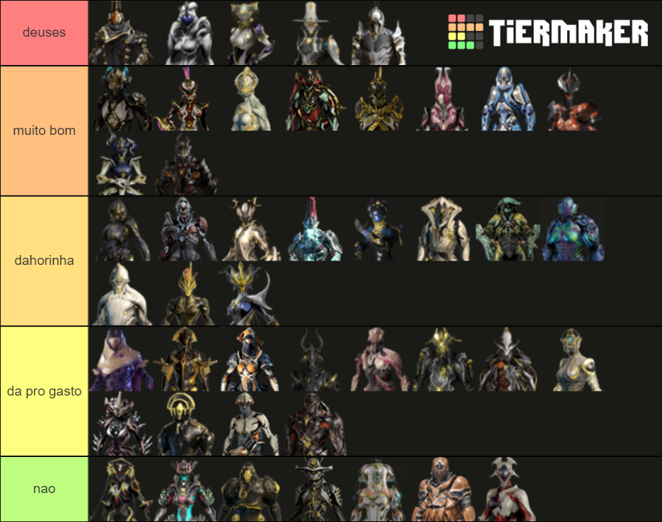 Warframe (Orphix Venom) Tier List (Community Rankings) - TierMaker