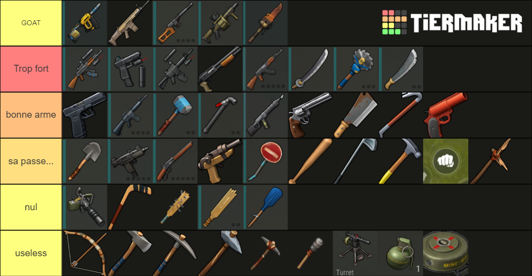 LDoE Weapons - Tier List (Community Rankings) - TierMaker