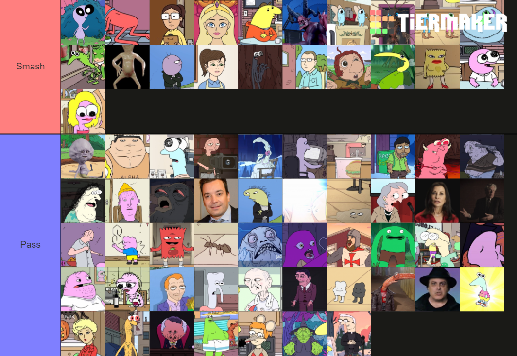 every (worthy) smiling friends character Tier List (Community Rankings ...