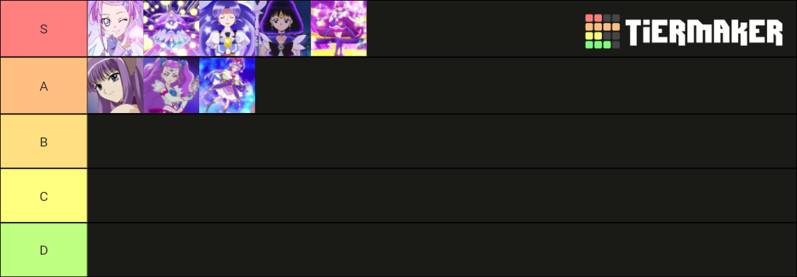 Purple Magical Girl Ranking Tier List (Community Rankings) - TierMaker