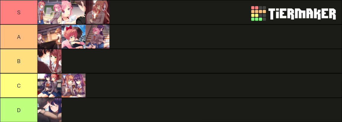Ddlc Ship Tier List Community Rankings Tiermaker
