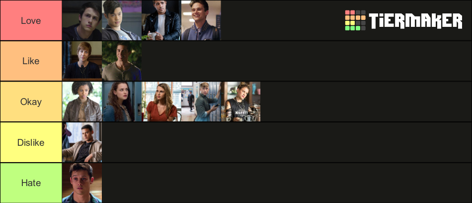 13rw characters Tier List (Community Rankings) - TierMaker