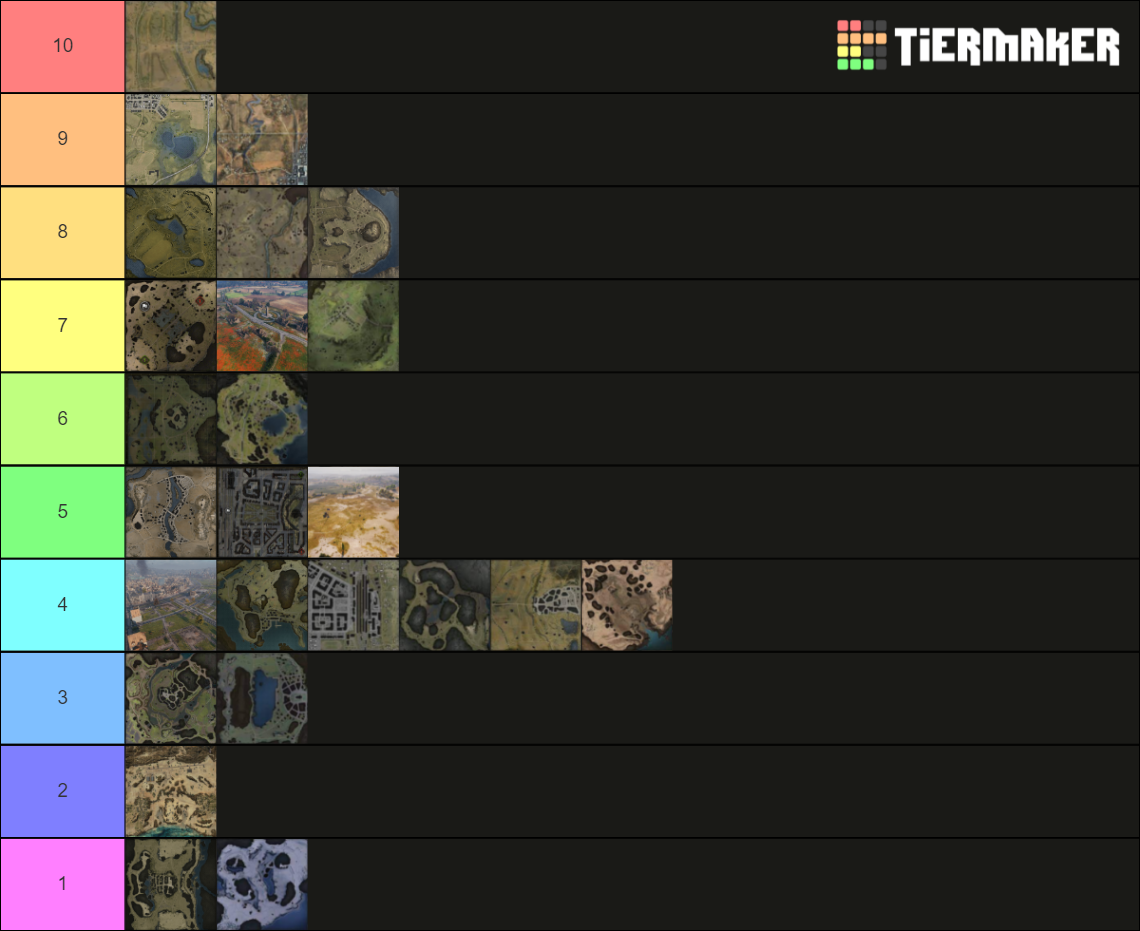 a Map WoT Tier List (Community Rankings) - TierMaker