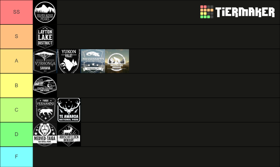 theHunter Call of The Wild Reserves Tier List (Community Rankings ...