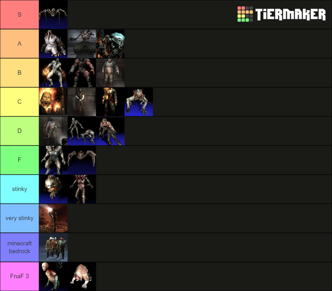 Doom demons Tier List (Community Rankings) - TierMaker