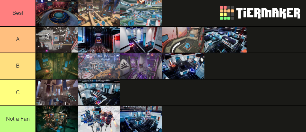 Splitgate Maps Tier List (Community Rankings) - TierMaker