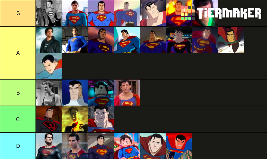 Superman Tier List (Community Rankings) - TierMaker