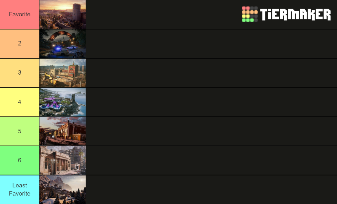 Siege Comp Maps Tier List (Community Rankings) - TierMaker
