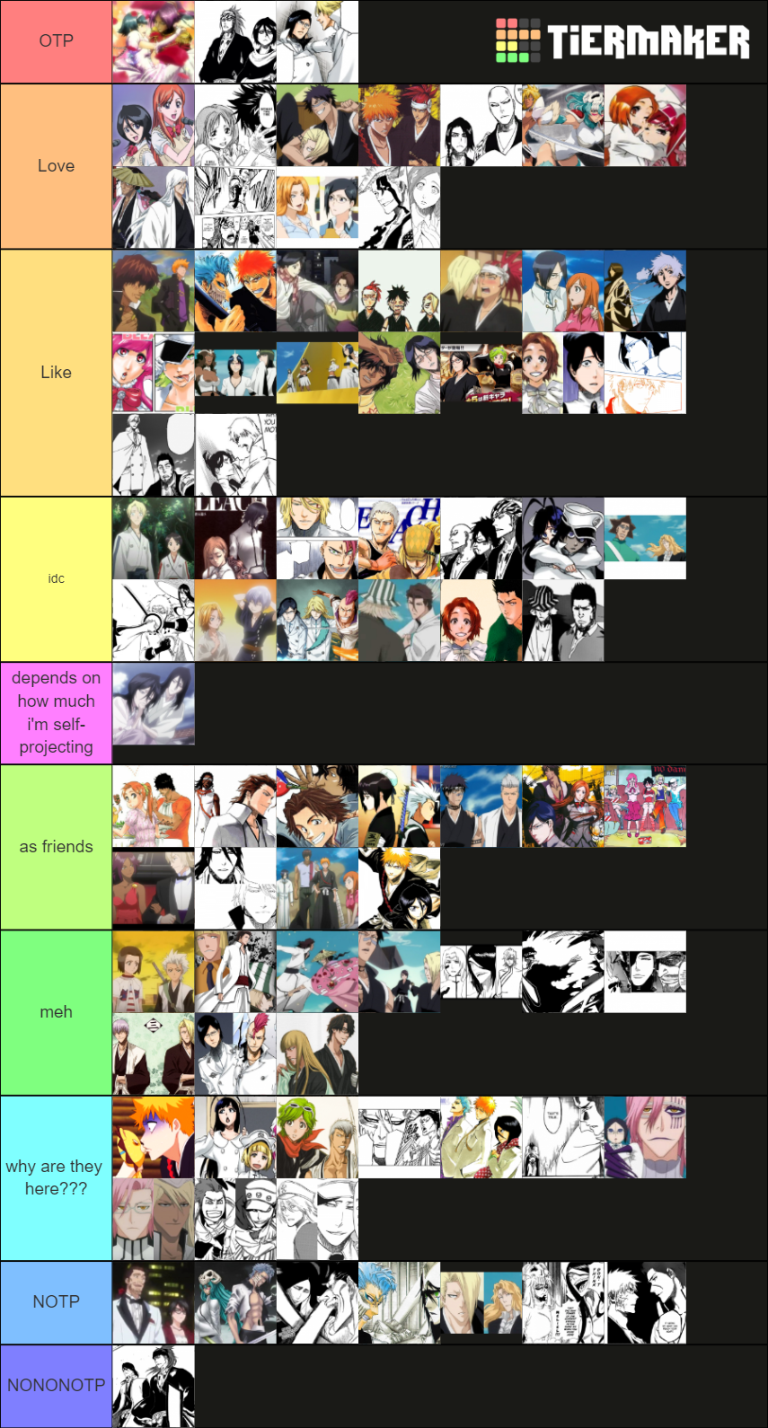 bleach ship Tier List (Community Rankings) - TierMaker