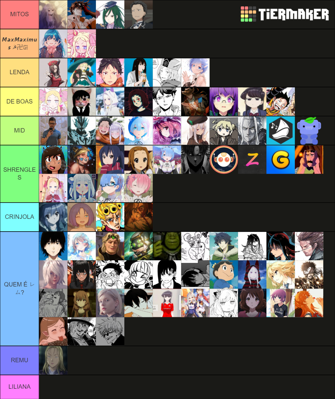 shadow garden. Tier List (Community Rankings) - TierMaker