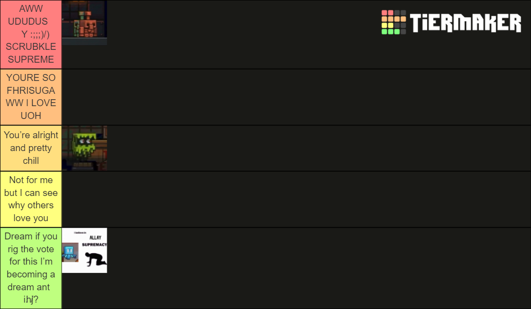 Minecraft mob vote mobs Tier List (Community Rankings) - TierMaker