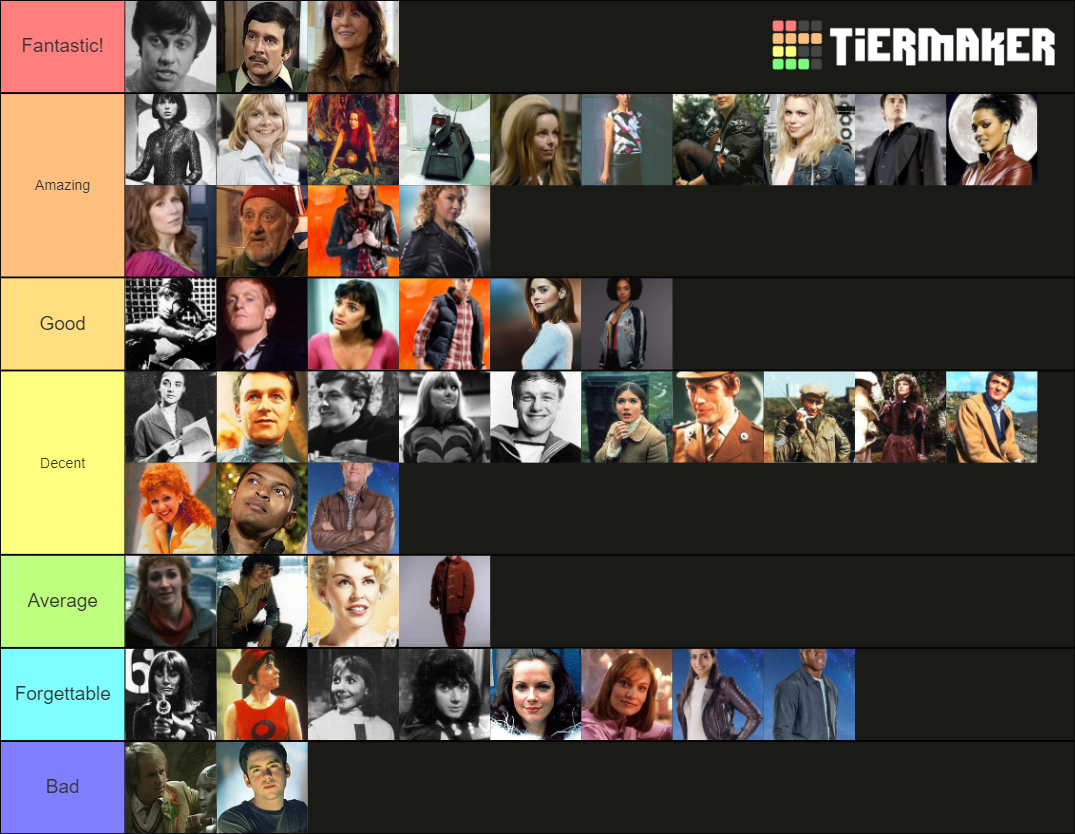Doctor Who TV Companions Tier List (Community Rankings) - TierMaker
