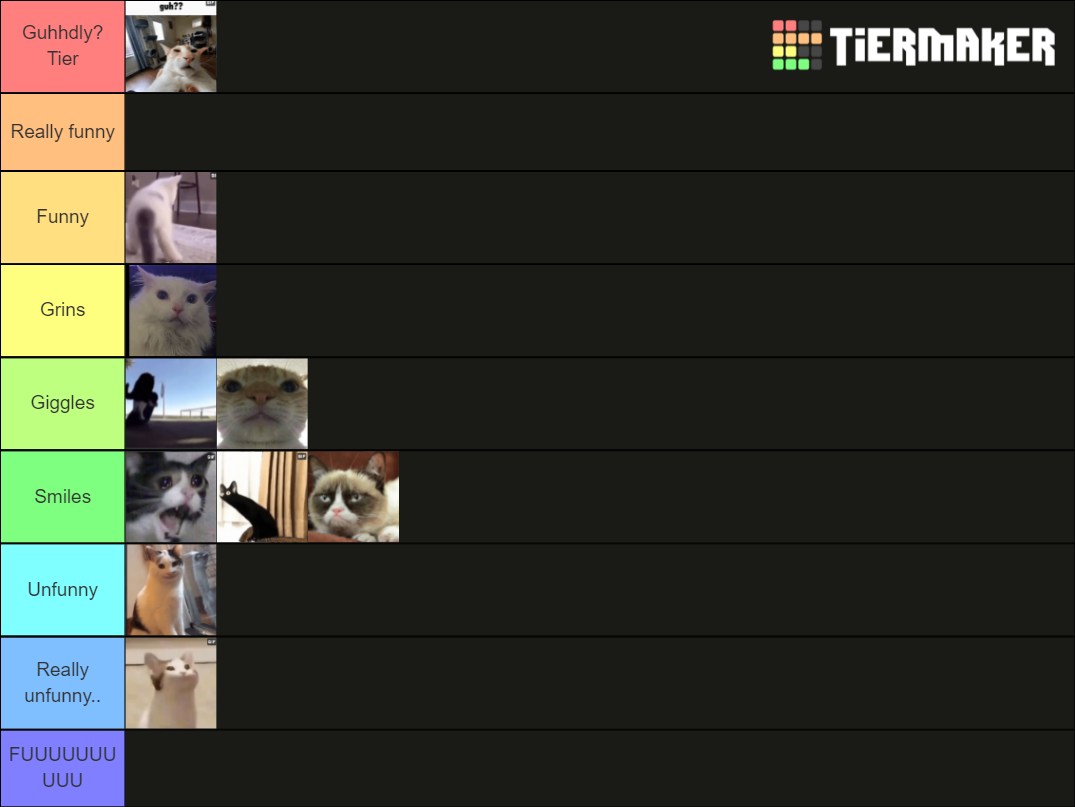 Cat Memes Tier List (Community Rankings) - TierMaker