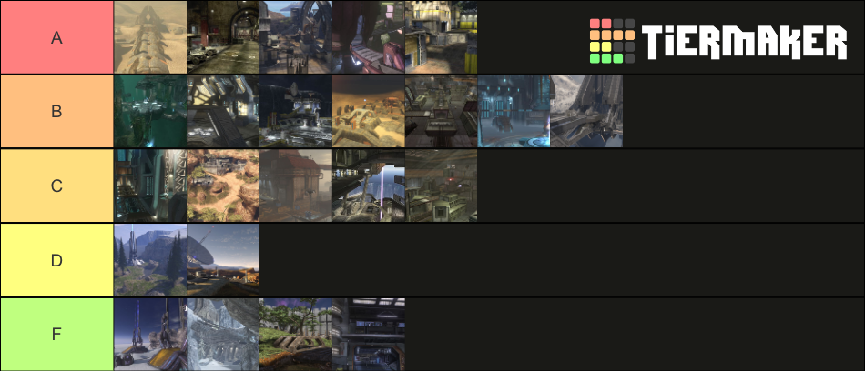 Halo 3 Maps (all) Tier List (Community Rankings) - TierMaker
