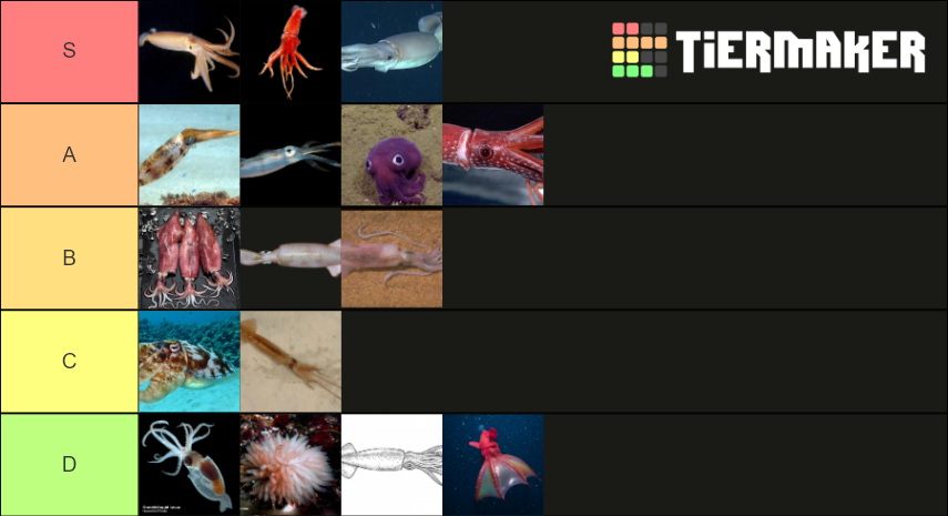 Squids Tier List (Community Rankings) - TierMaker