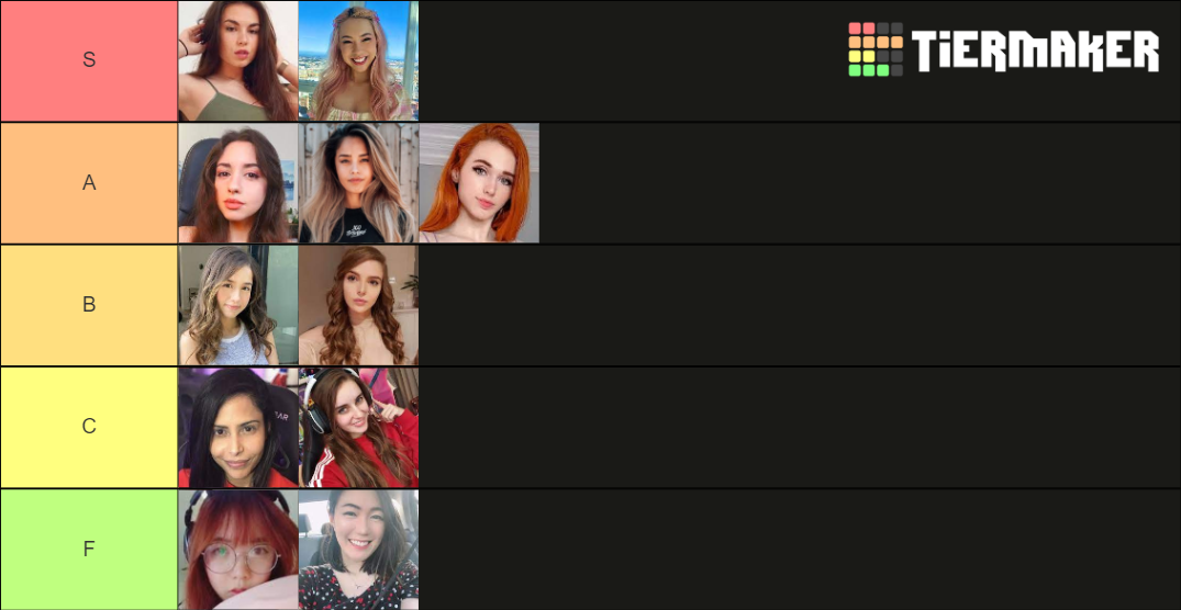 Twitch Baddies Tier List (Community Rankings) - TierMaker