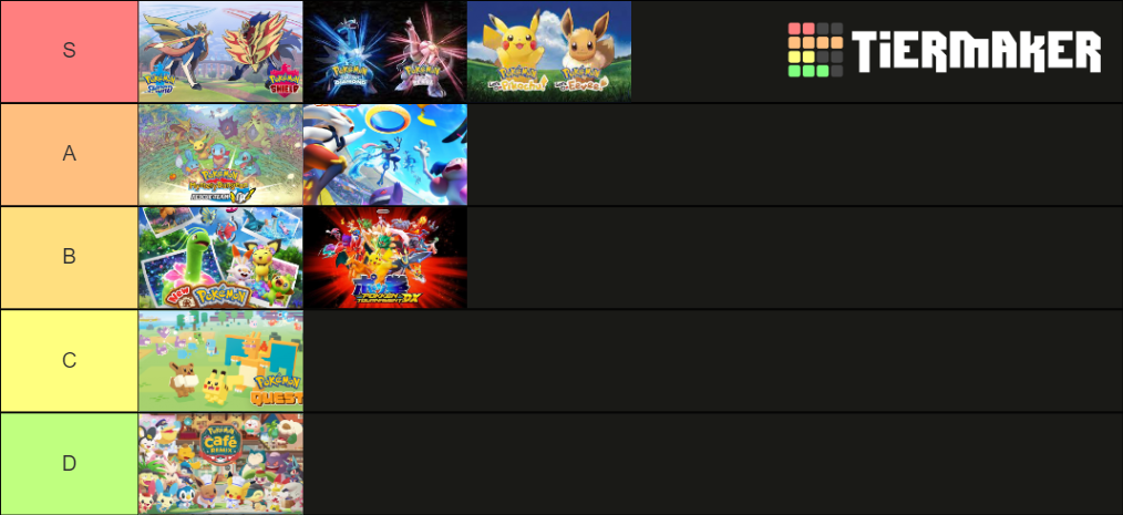 All Switch Pokemon Games (Nov 2021) Tier List (Community Rankings ...
