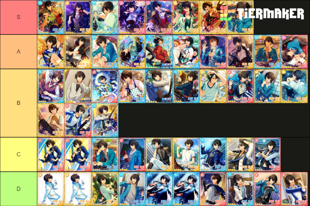 Ritsu Sakuma Cards Tier List (Community Rankings) - TierMaker