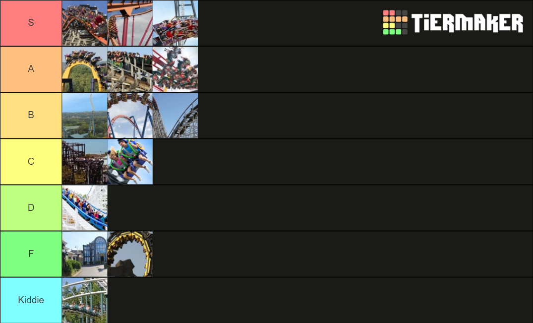 Six Flags Great America Roller Coasters Tier List (Community Rankings ...
