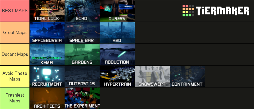Unfortunate Spacemen Maps Tier List (Community Rankings) - TierMaker