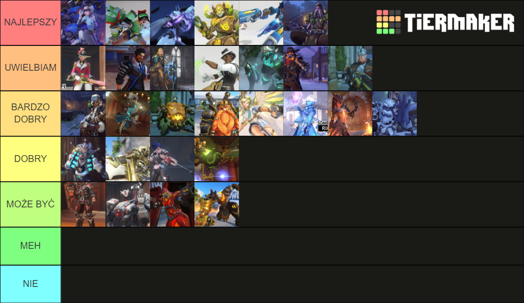 Best Overwatch Skins Tier List (Community Rankings) - TierMaker