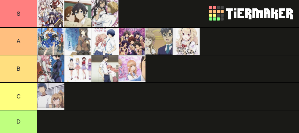 Romance anime Tier List (Community Rankings) - TierMaker
