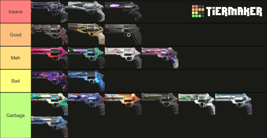 Valorant Sheriff Skins (June 4th 2021) Tier List (Community Rankings ...
