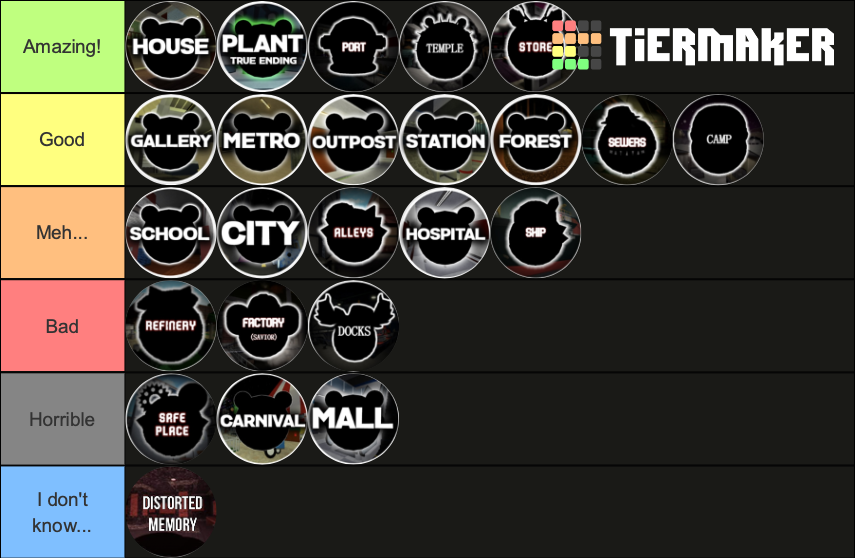 Piggy Chapters (Book 1, Book 2, & Extra Maps) Tier List (Community ...