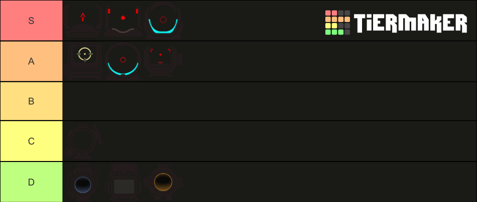 Apex Legends Optics Tier List (Community Rankings) - TierMaker