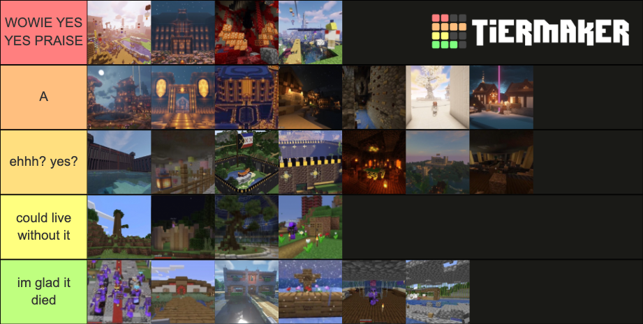 Dsmp Builds Tier List (Community Rankings) - TierMaker