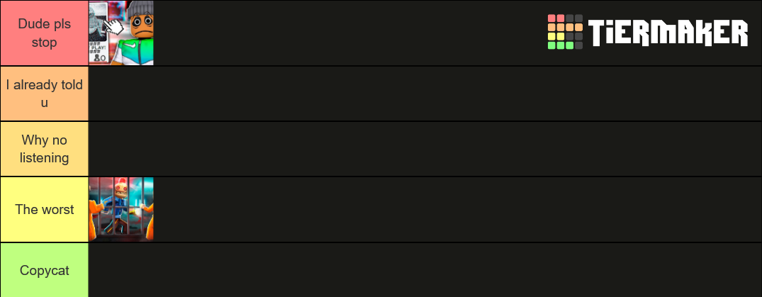 Stealing thumbnails Tier List (Community Rankings) - TierMaker