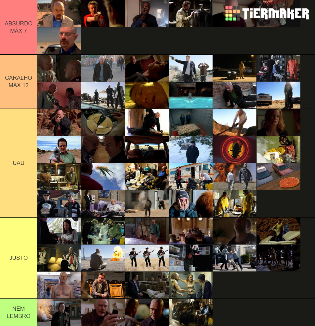 Breaking Bad Episode Ranking Tier List (Community Rankings) - TierMaker