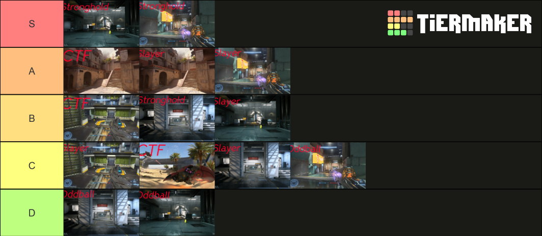 Halo Infinite Ranked Mode Maps Tier List (Community Rankings) - TierMaker